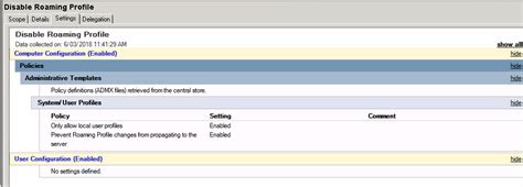 how to disable roaming profiles for a remote site welcome to