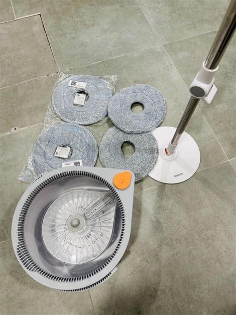 Joybos Spin Mop Set With Extra Pads Furniture And Home Living Cleaning And Homecare Supplies