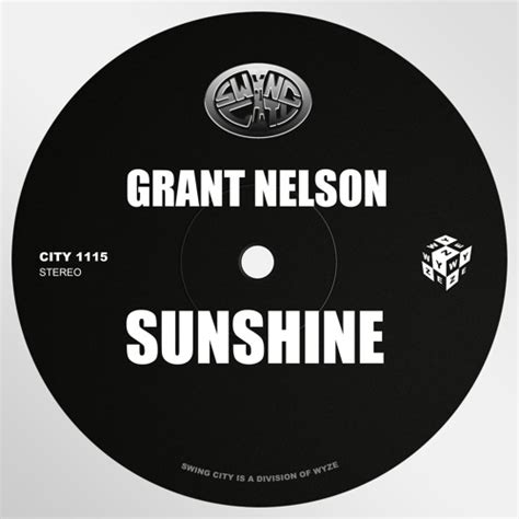 Stream Sunshine By Grant Nelson Listen Online For Free On Soundcloud