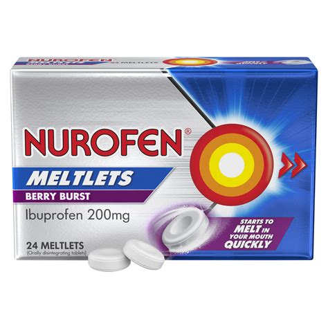 Nurofen Meltlets Berry Burst 24 Meltlets