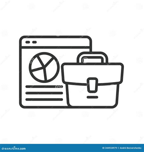 Analytic Icon Set Vector Illustion Flat Design Style Cartoondealer