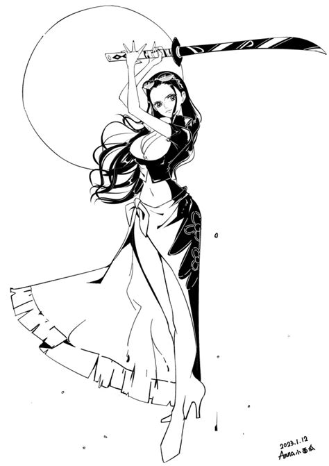 海贼王罗宾同人1小西瓜anna来自小红书网页版 花瓣网