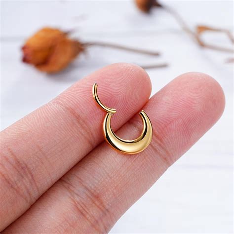 16g 14g Fat Septum Ringcartilage Earringhelix Earringdaith Piercing