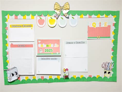 Mural Secretaria Escolar Hora Atividade Recursos Pedagógicos