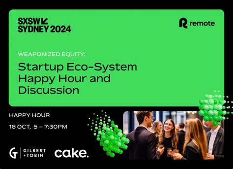 In Town For Sxsw Sydney Join Us And Our Friends At Cake And Remote