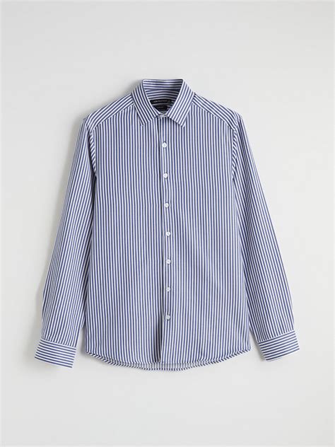 Lcw Business Slim Fit Striped Mens Shirt S60908z8 Lgs Lc Waikiki