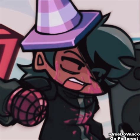 Informative Cartoon Character With A Purple Hat