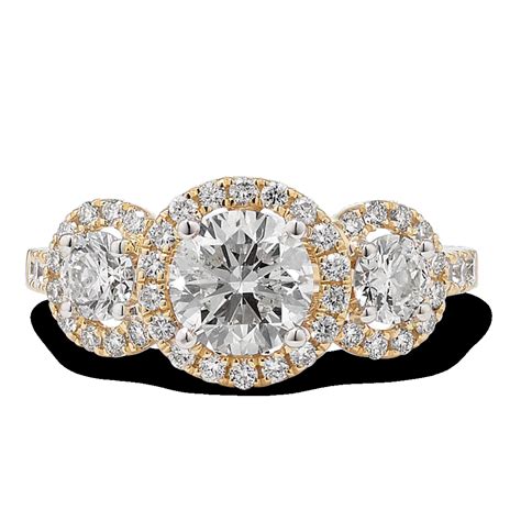 Collette 1 Ct Diamond Engagement Ring Round Shane Co