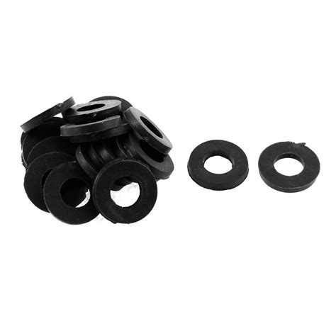 20pcs écartement Caoutchouc Rondelle Entretoise Plate Métrique Isolation M10 X 20mm X 3mm