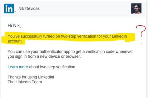nik devidas on linkedin check your linkedin 2fa settings now i was just logged out of linkedin…