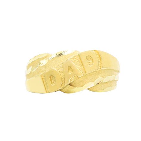 Medium Dad Ring Golden Hand Jewellery
