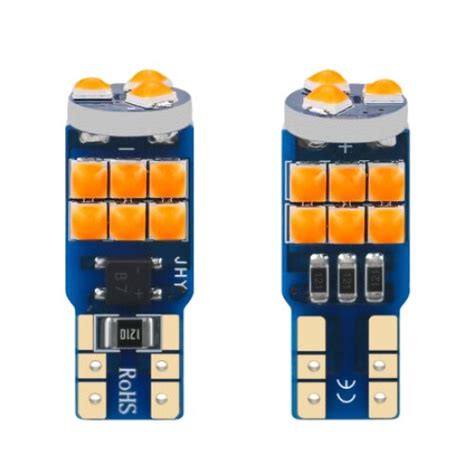 Set 2 Bucati Bec Led W5w Galben Emag Ro