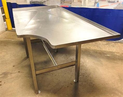 Stainless Steel Stuffing Table Mandm Equipment Corp