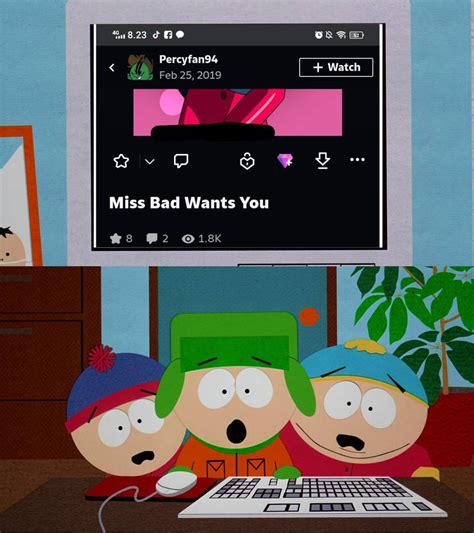 Kyle Stan And Eric React Little Miss Bad Rule 34 By Azzahalbram7 On