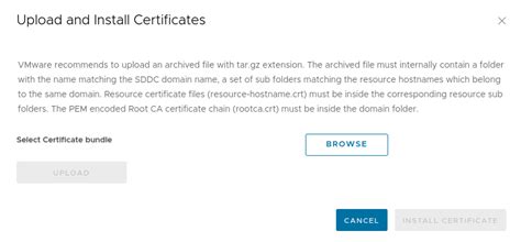 VCF Legacy Certificate Management Bits Bytes Radio Waves