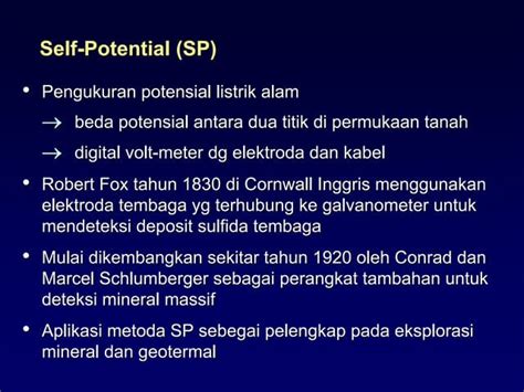 Self Potential Sp Pdf
