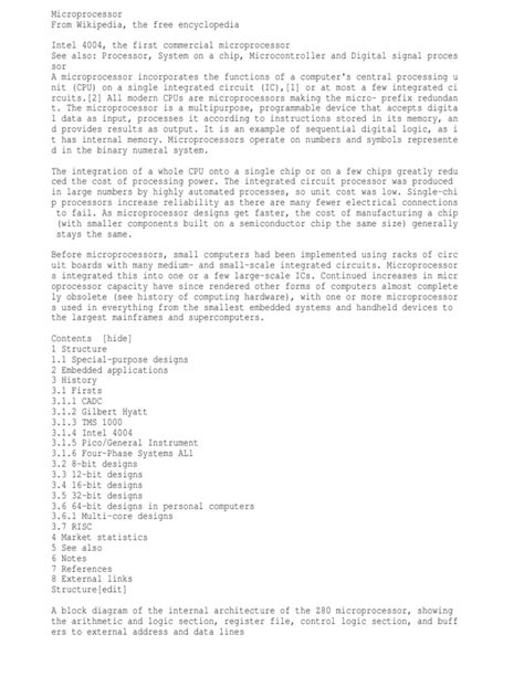 the history of microprocessor pdf microprocessor 64 bit computing