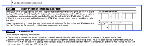 W 9 Form Printable