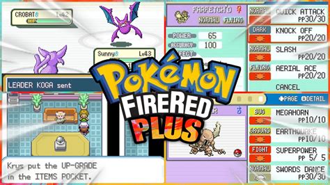Pokémon Fire Red Plus Hack Rom Gba