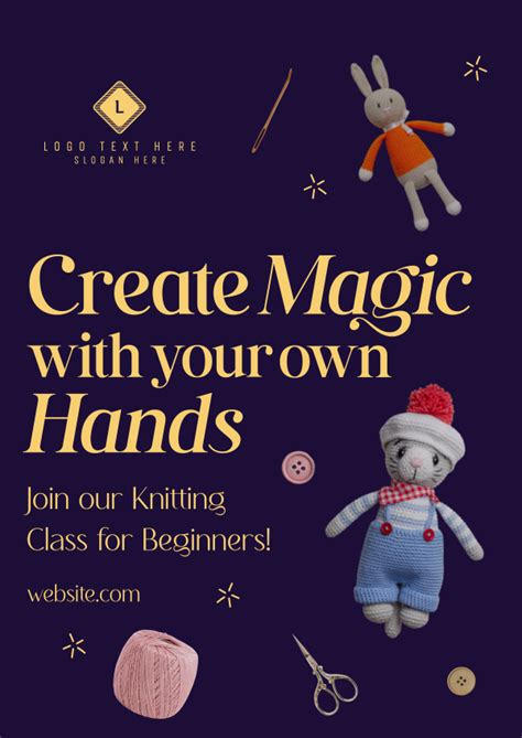 Crochet Knitting Class Letterhead Brandcrowd Letterhead Maker