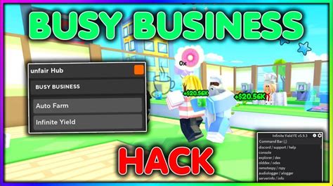 busy business script hack gui auto farm instant complete tasks