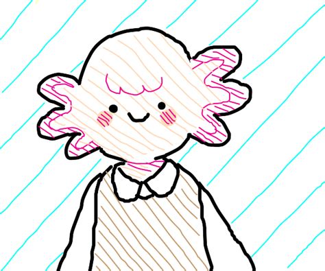 Axolotl On Skateboard Drawception