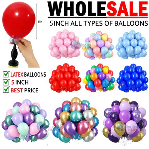 5and Inch Round Balloons Small Ballons Mini Round Baloons Latex Party Balloon Uk £1 85 Picclick Uk