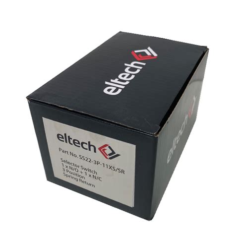 Selector Switch 3 Position 1xno 1xnc Spring Return R To C And L To C Eltech