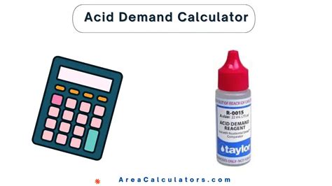 Acid Demand Calculator Area Calculators