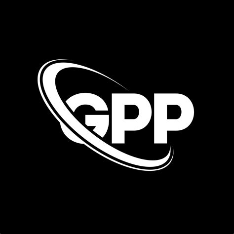 Logotipo De Gpp Letra Gpp Diseño Del Logotipo De La Letra Gpp Logotipo De Iniciales Gpp