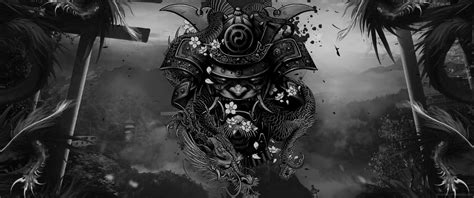 Dragon Oni Samurai Symbol Live Wallpaper Moewalls