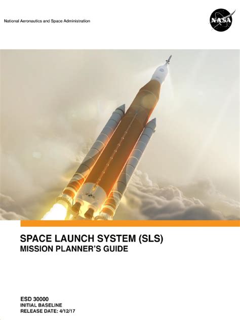 Space Launch System Sls Mission Planners Guide Esd 30000 Baseline