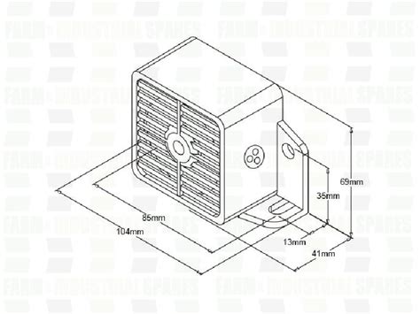 Backup Alarm 97db 1224v Ns Farm And Industrial Spares