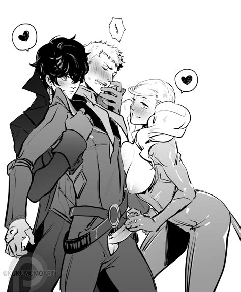 Rule 34 1girls 2boys Akira Kurusu Ann Takamaki Atlus Bisexual