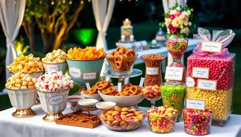 15 Creative Wedding Snack Bar Ideas That Will Wow Your Guests Budget