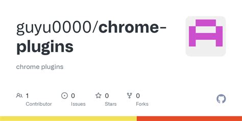 Github Guyu0000chrome Plugins Chrome Plugins