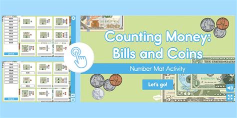Counting Bills And Coins Worksheet Teacher Made Twinkl
