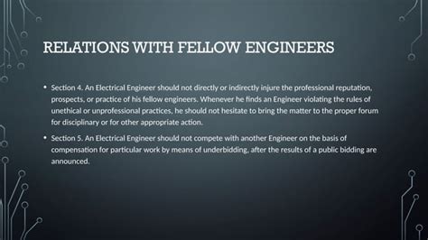 Code Of Ethics For Electrical Engineeringpptx