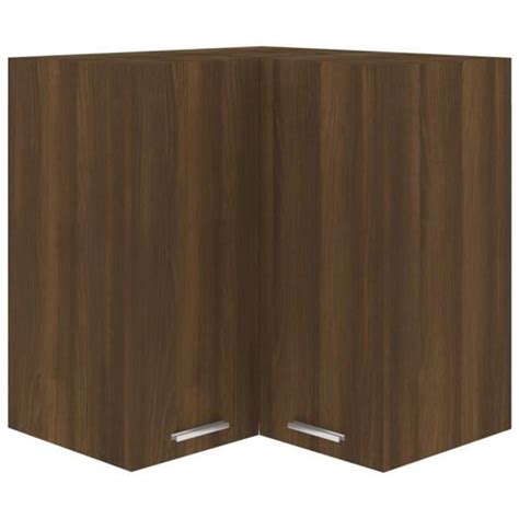 Zjchao Armoire Dangle Suspendue Chêne Marron 57x57x60 Cm Zjc7646490931375 Cdiscount Maison