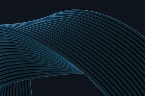 Premium Photo The Virtual Image Of Mobius Ring Geometric Figure 3d