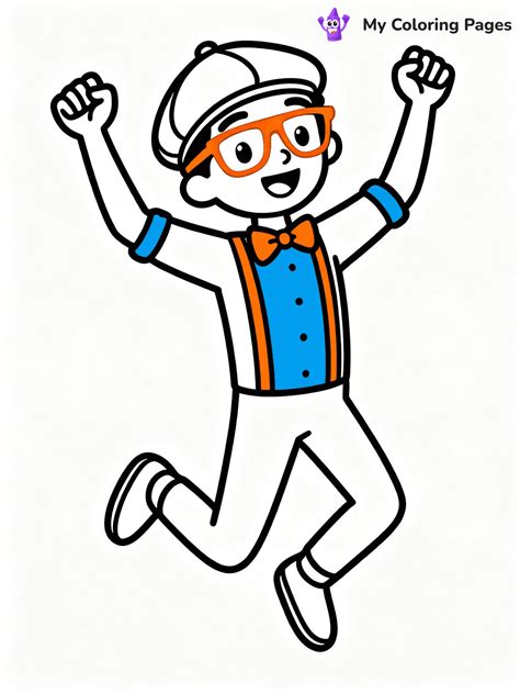 28 Blippi Coloring Pages Free Pdf Printables
