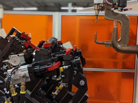 Robotic Gmaw Gas Metal Arc Welding Fixtures Stryver Manufacturing Inc