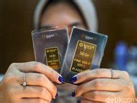Harga Emas Hari Ini Ambruk Ini Rinciannya Dari Gram Hingga Kg