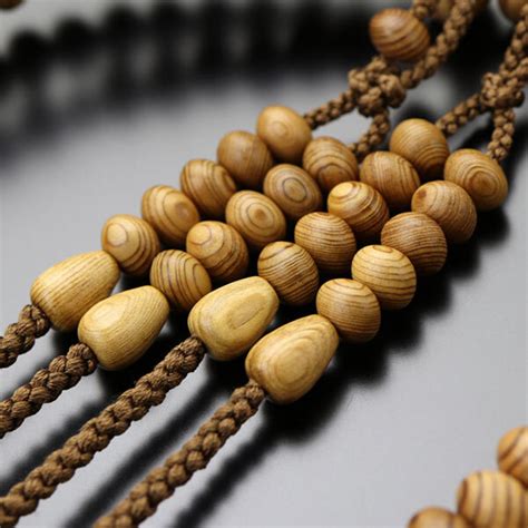 Shingon Buddhist Rosary Mala Juzu Prayer Beads Japan Kyoto Yakusugi