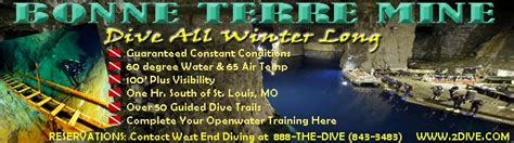 Bonne Terre Mine Scuba Diving Bonne Terre Diving Bonne Terre Mine