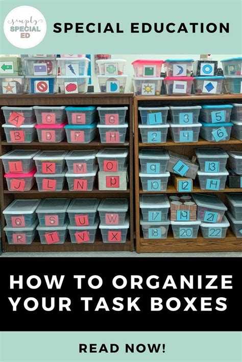 How To Organize Your Task Box System Simply Special Ed Task Boxes Life Skills Classroom