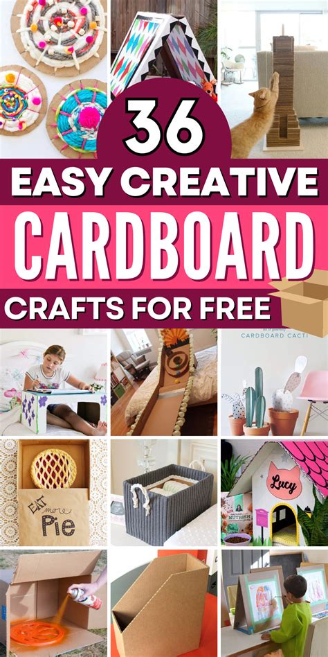 30 Creative Cardboard Crafts For Diy Enthusiasts Fdomf