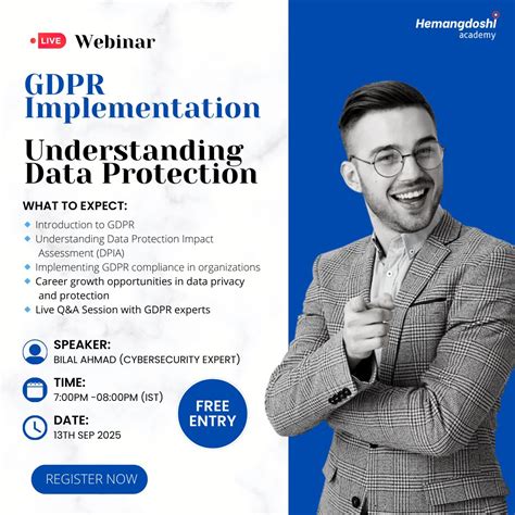 Gdpr Dataprivacy Compliance Cybersecurity Hemangdoshiacademy Riskmanagement
