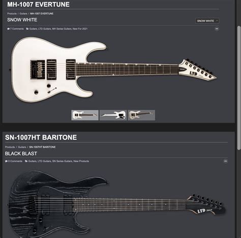 First 7 String Ebmm Jr7 Cutlass R 7string