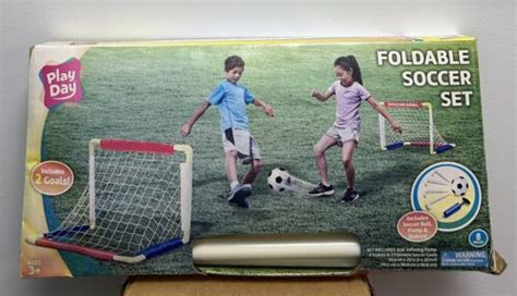 Play Day Foldable Soccer Set Ebay